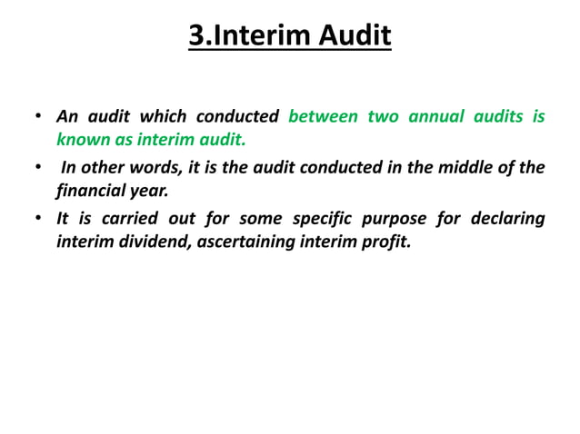 Classification of Audit.pptx | Business Accounting & Finance | Business