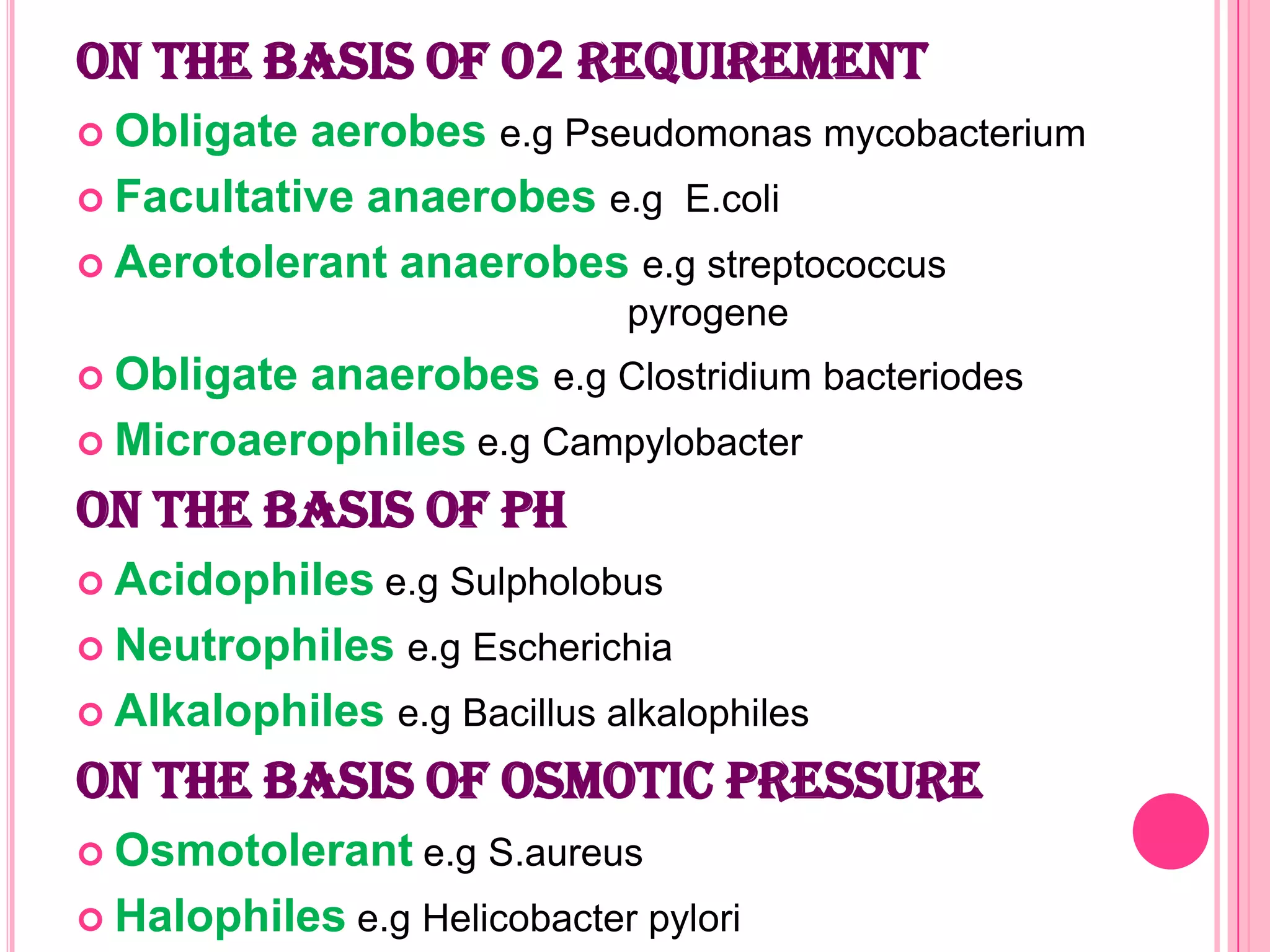 Classification of bacteria | PPTX