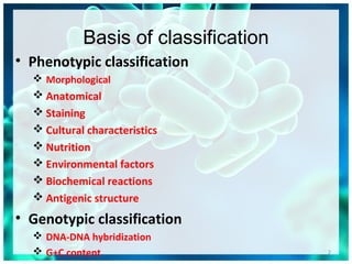 Classification of bacteria | PPT