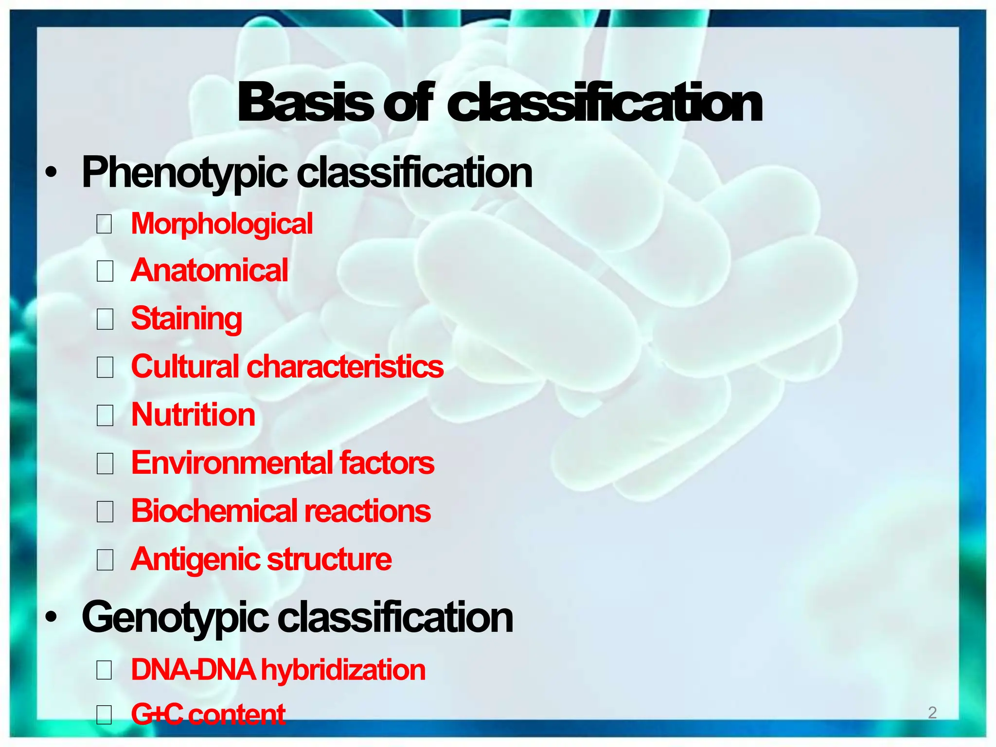 Classification of Bacteria by Shayam Kumar Mishra | PPTX