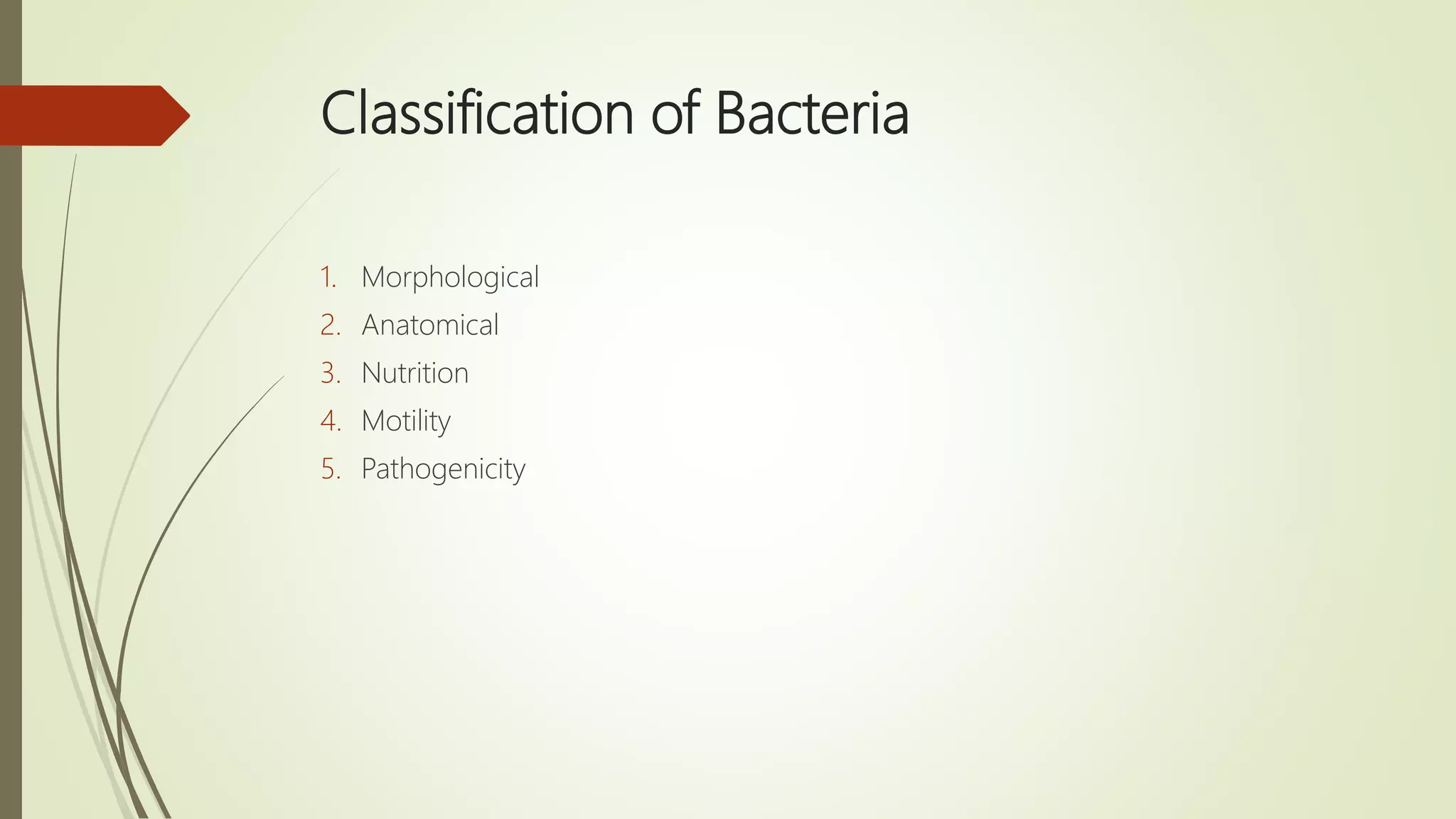 Classification of bacteria | PPTX