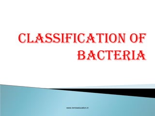 Classification of bacteria | PDF