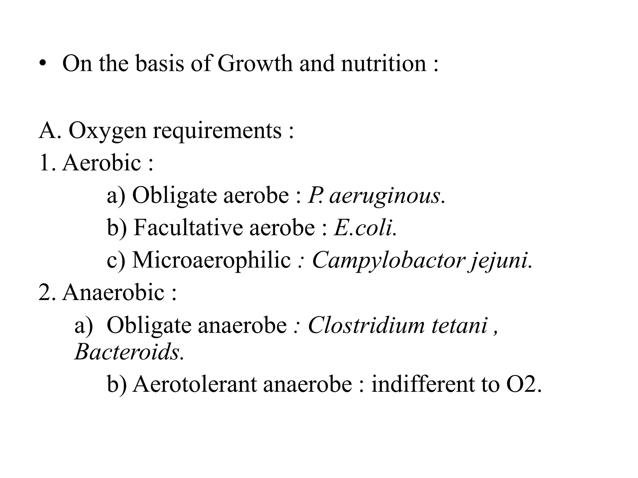 Classification of bacteria | PPTX