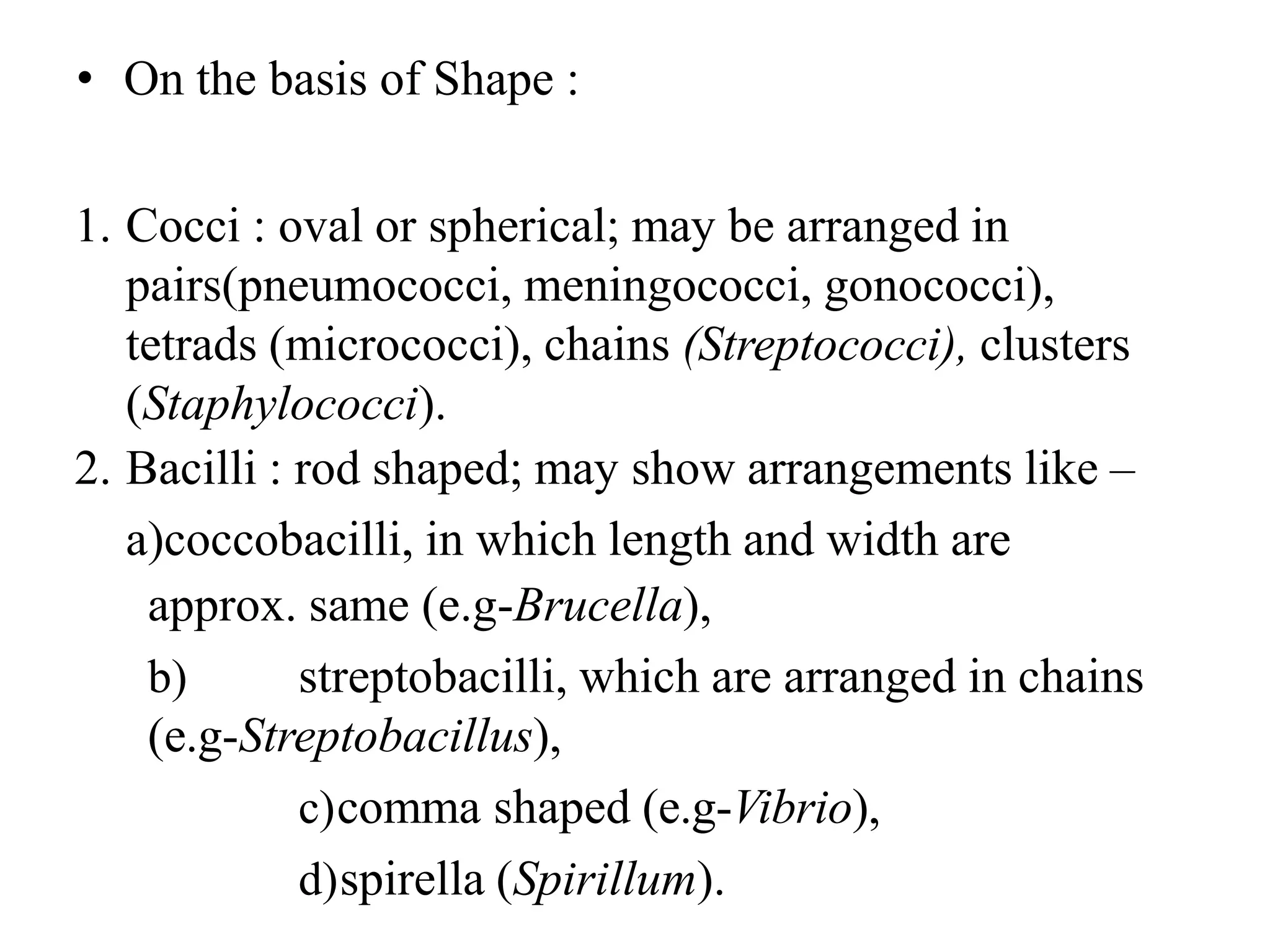 Classification of bacteria | PPTX