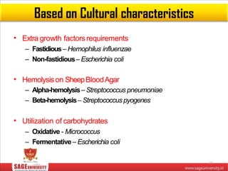 Classification of bacteria | PPT