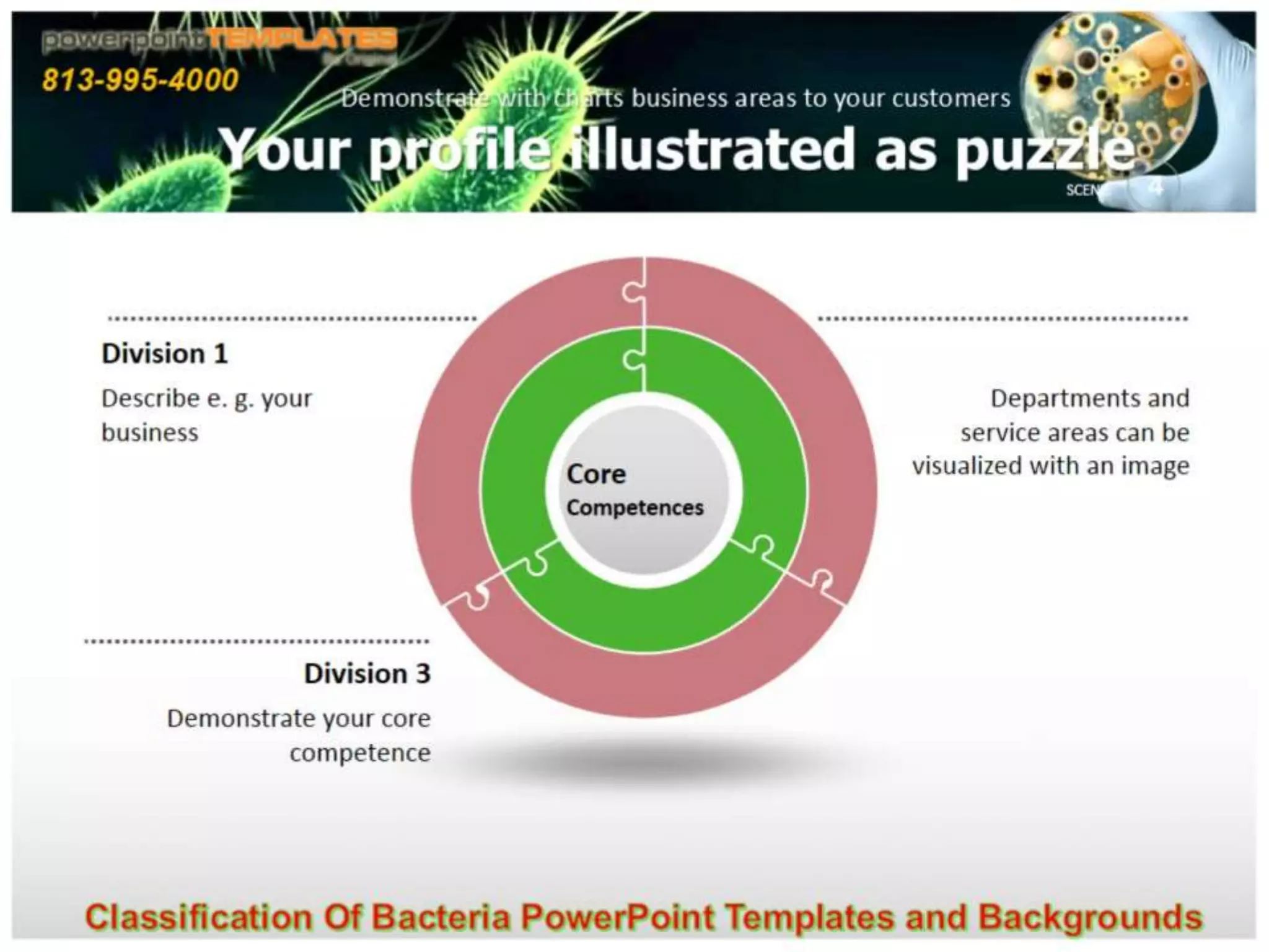 Classification of bacteria power point templates and backgrounds | PPTX
