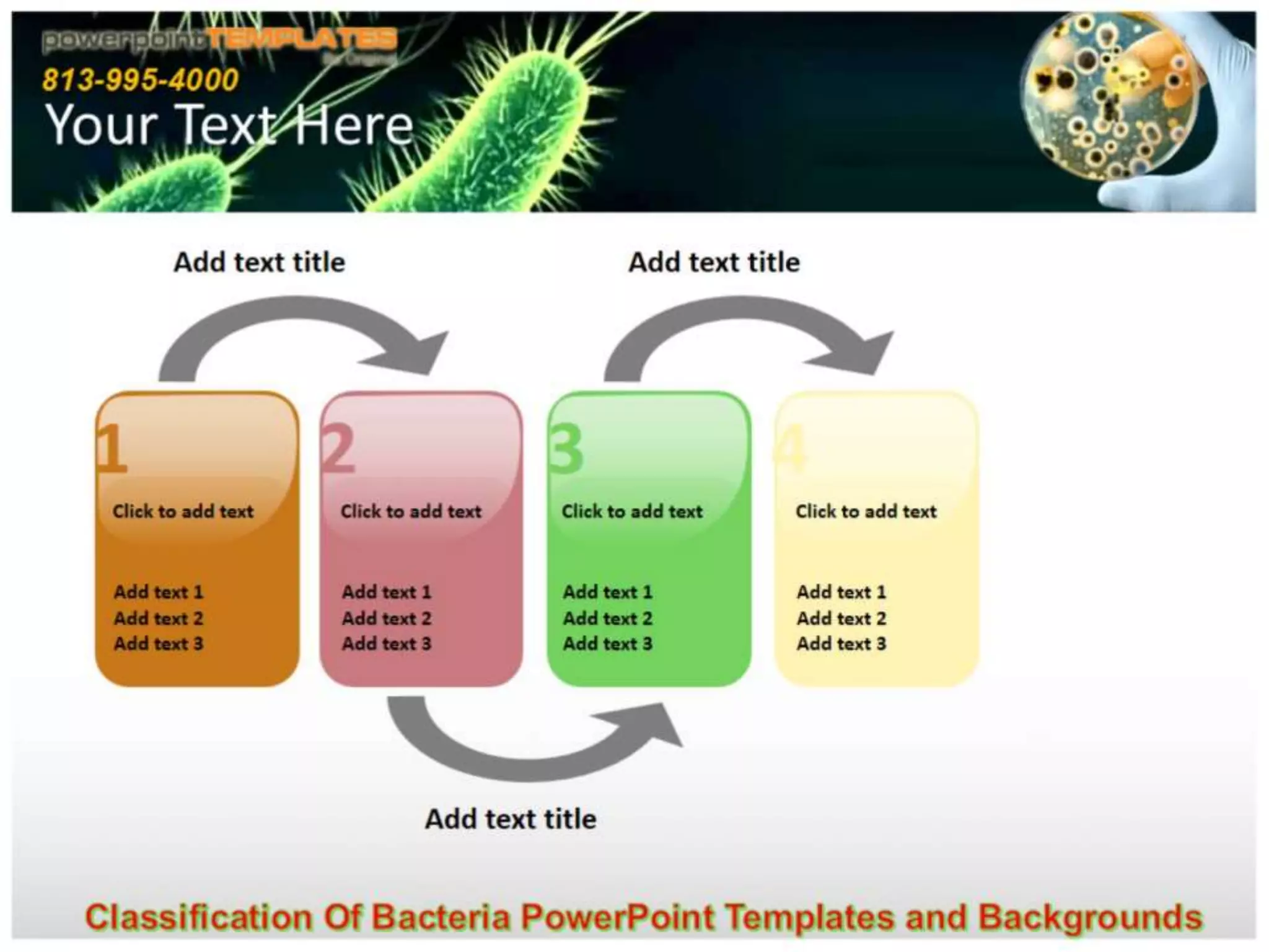 Classification of bacteria power point templates and backgrounds | PPTX