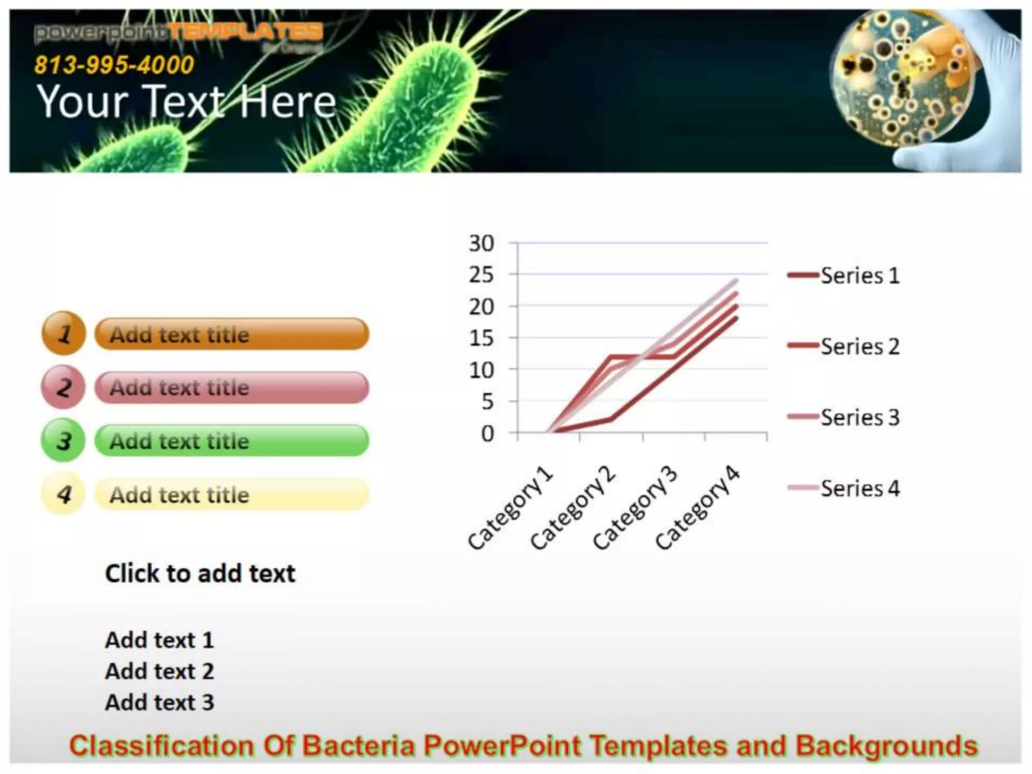 Classification of bacteria power point templates and backgrounds | PPTX