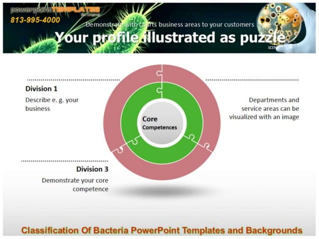 Classification of bacteria power point templates and backgrounds | PPTX