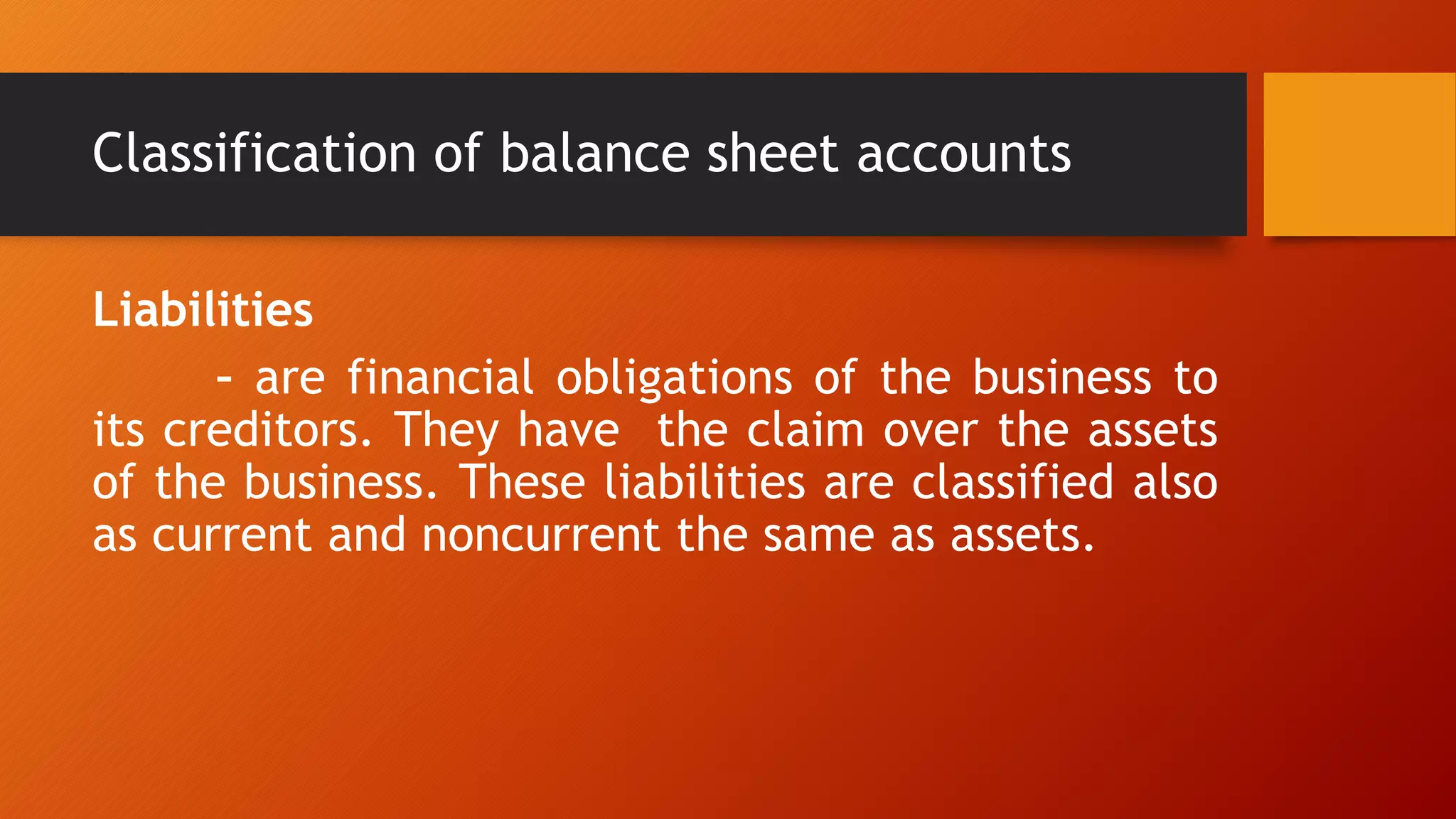 CLASSIFICATION OF BALANCE SHEET ACCOUNTS.pptx