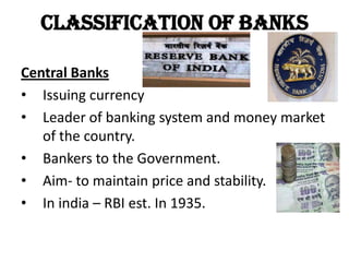 Classification of banks | PPTX