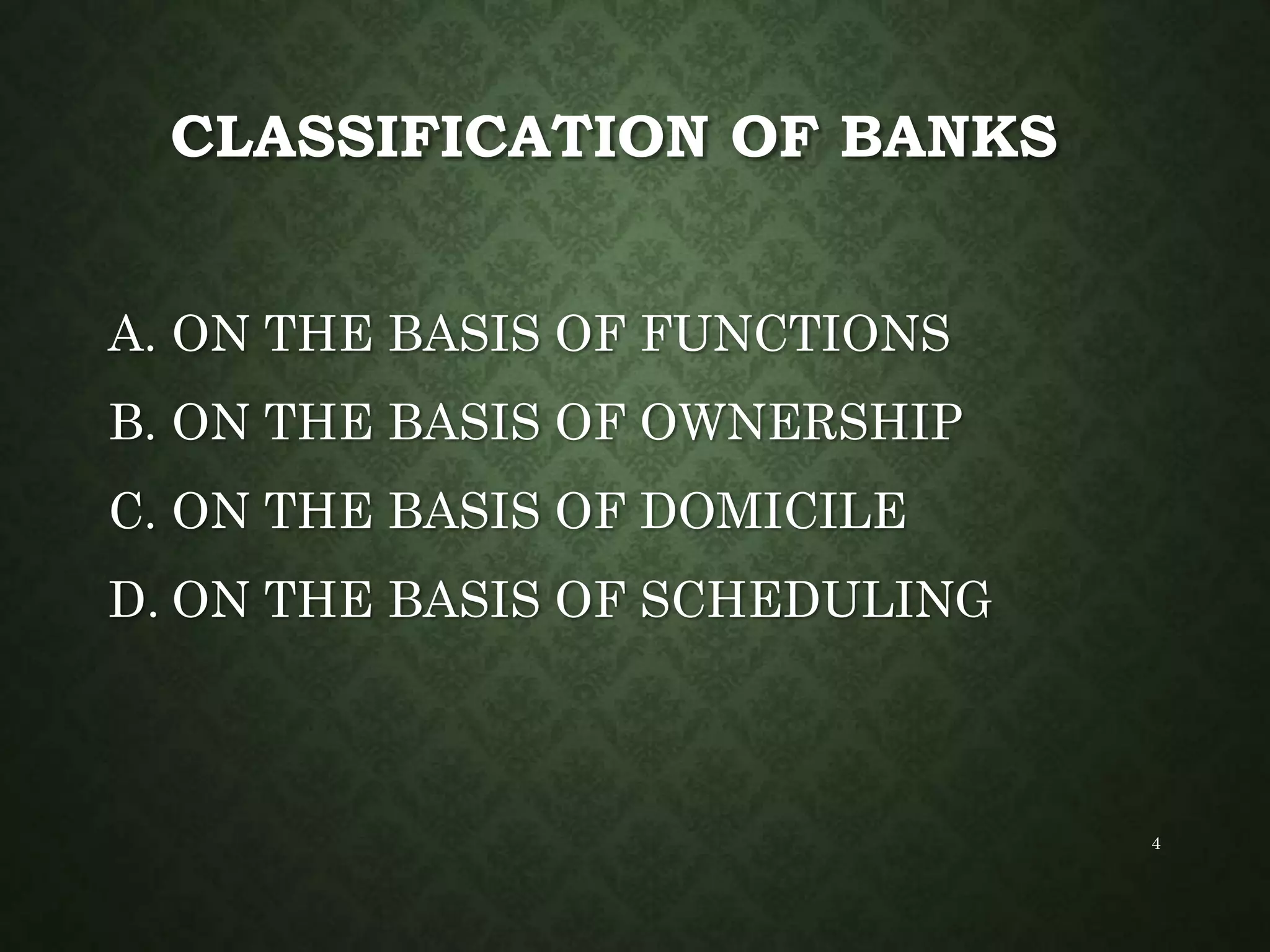 Classification of Banks In Pakistan | PPT