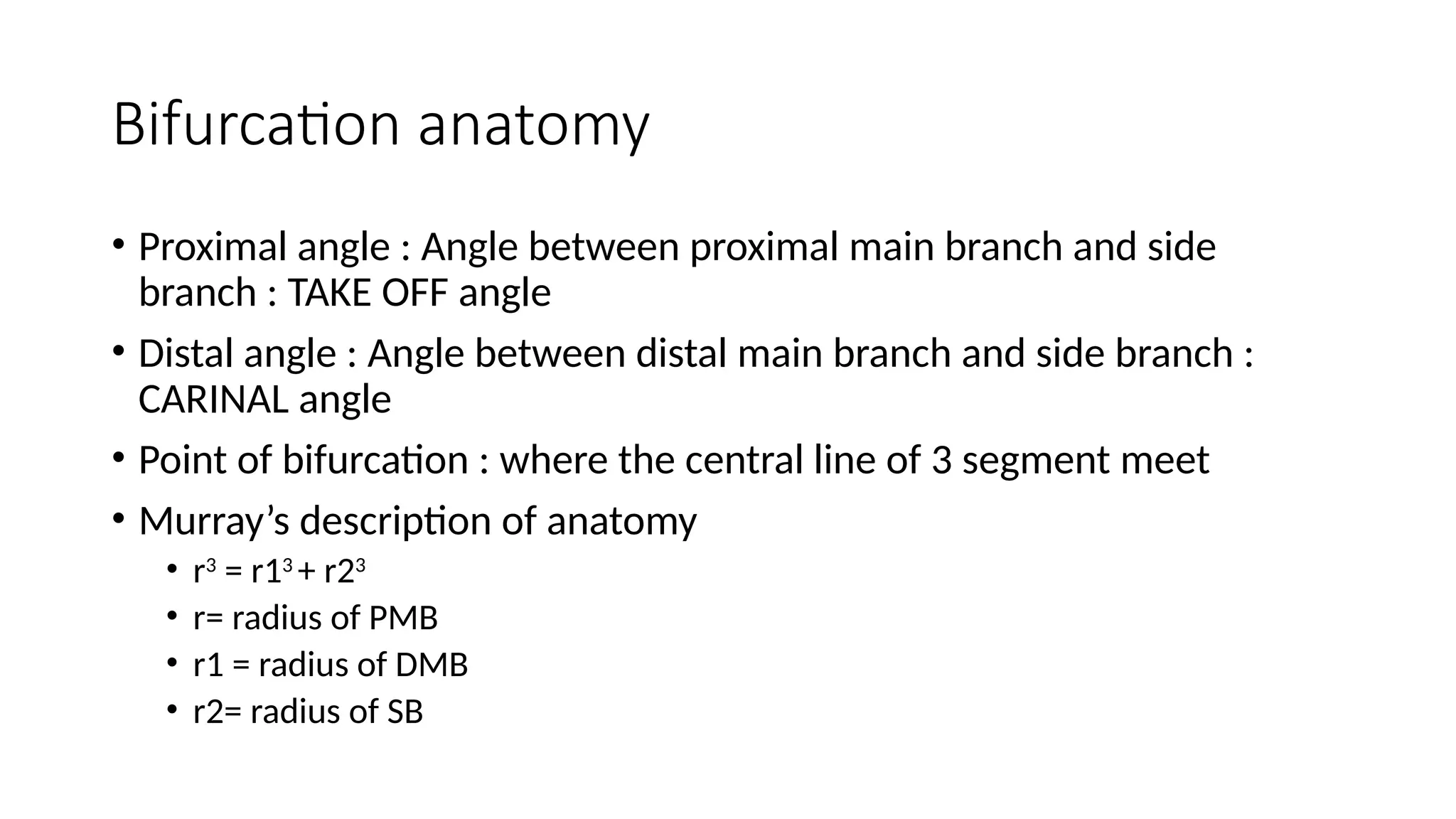 Classification of bifurcation lesion angioplasty | PPTX