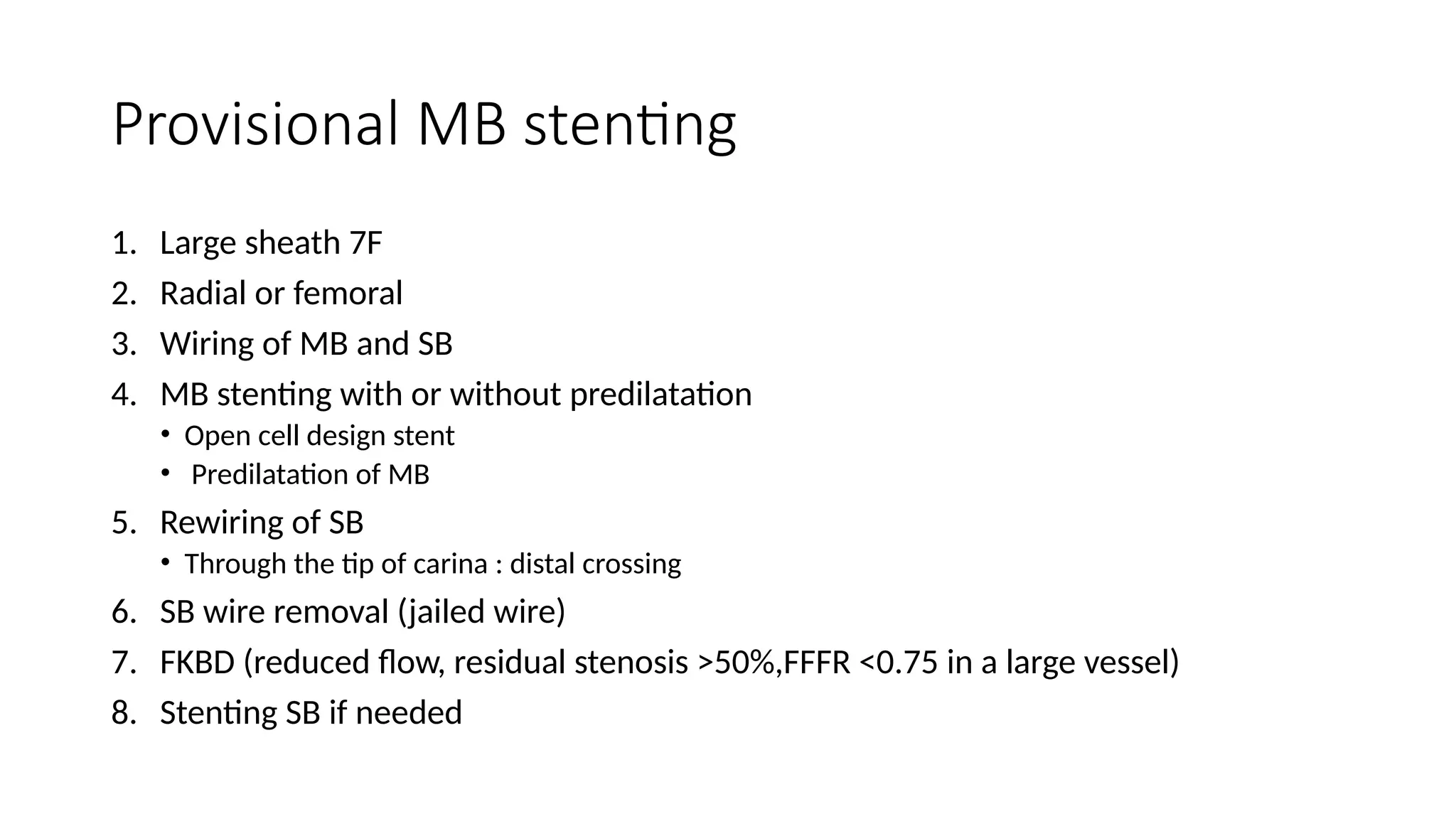 Classification Of Bifurcation Lesion Angioplasty Ppt