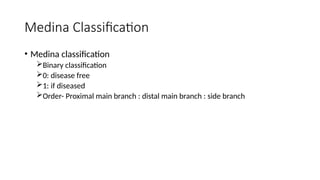 Classification of bifurcation lesion angioplasty | PPTX