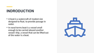 CLASSIFICATION OF BOATS .pptx