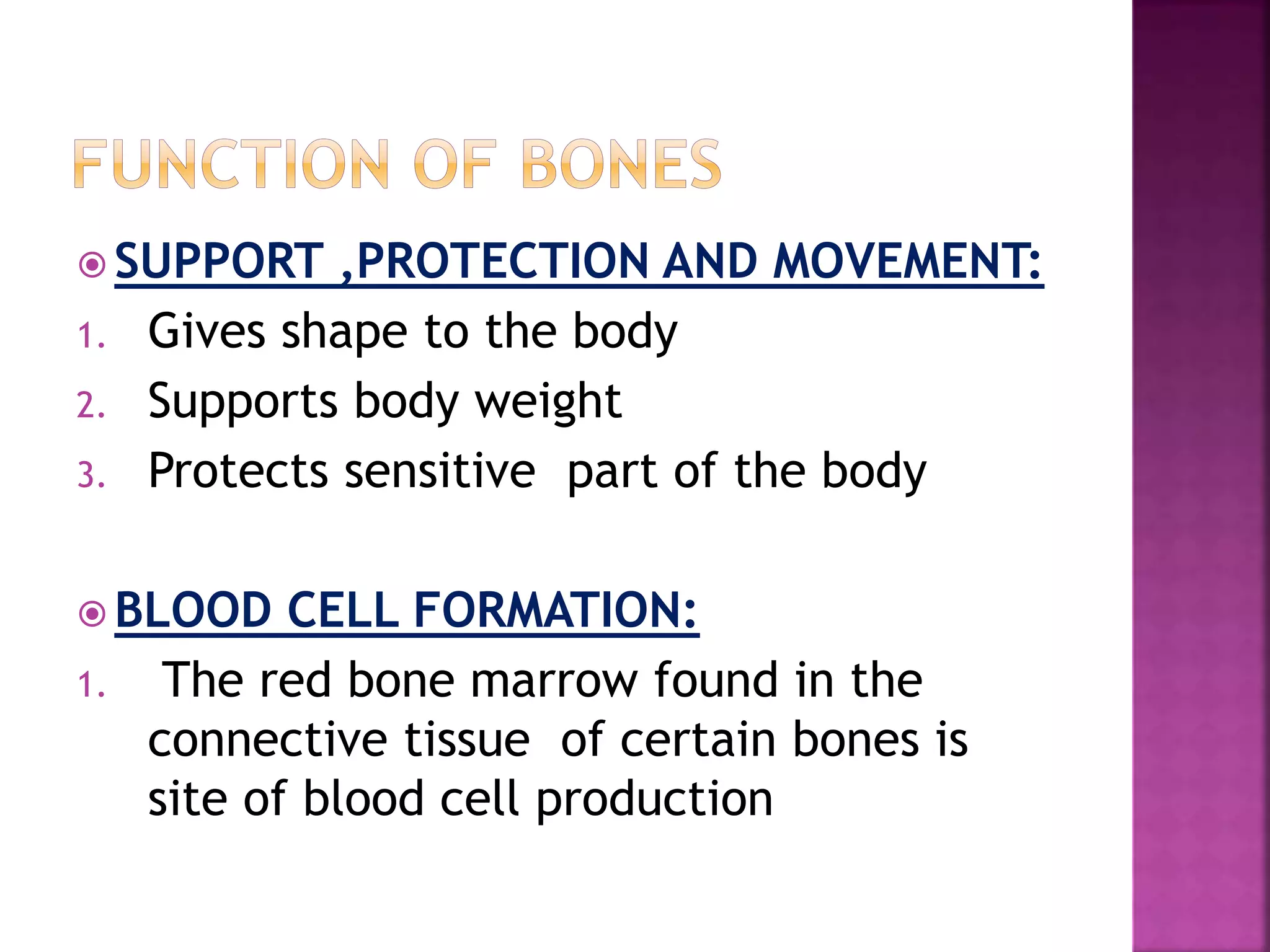 Bones and its classification | PPTX