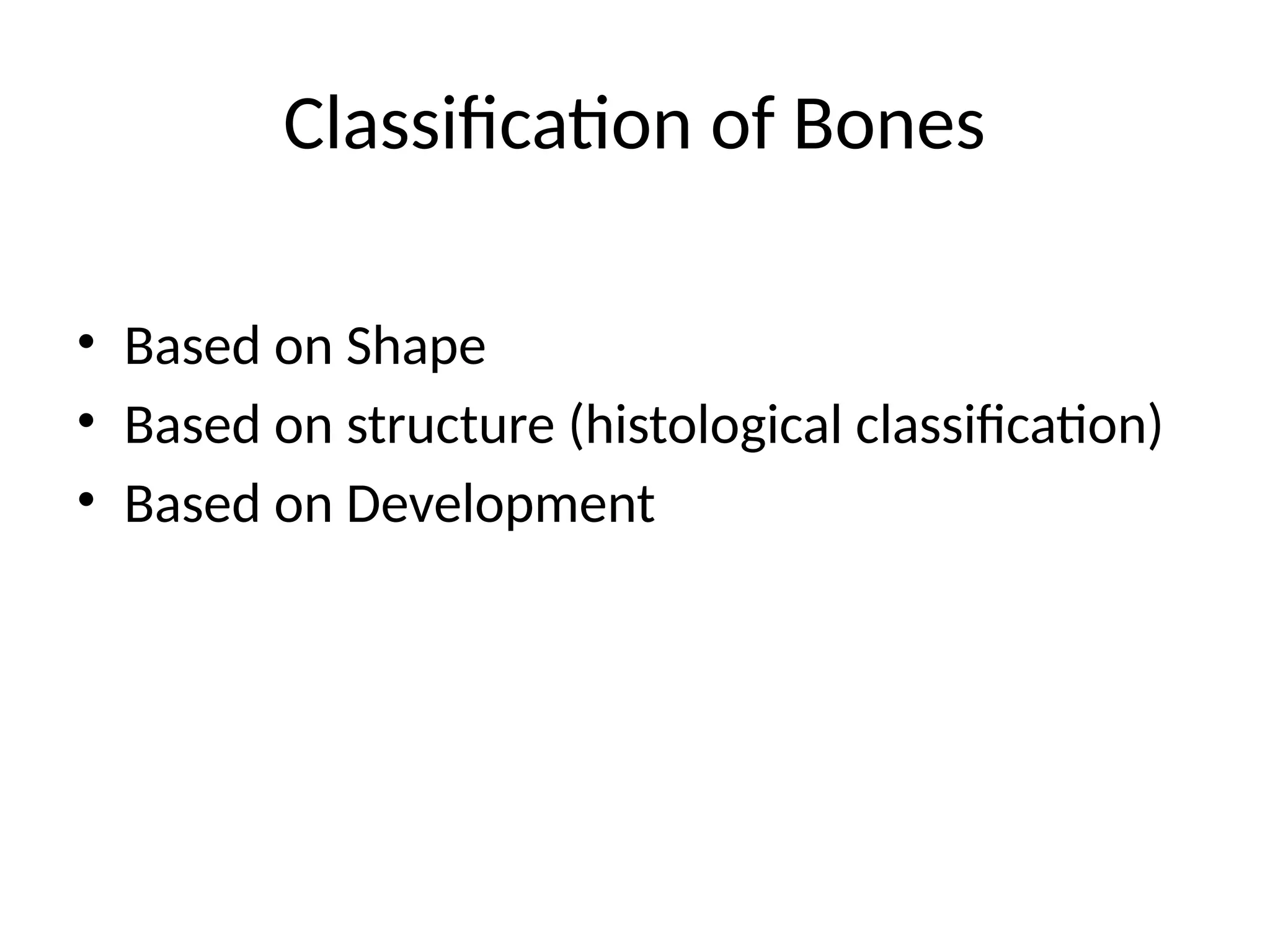 Classification_of_Bones presentation | PPTX