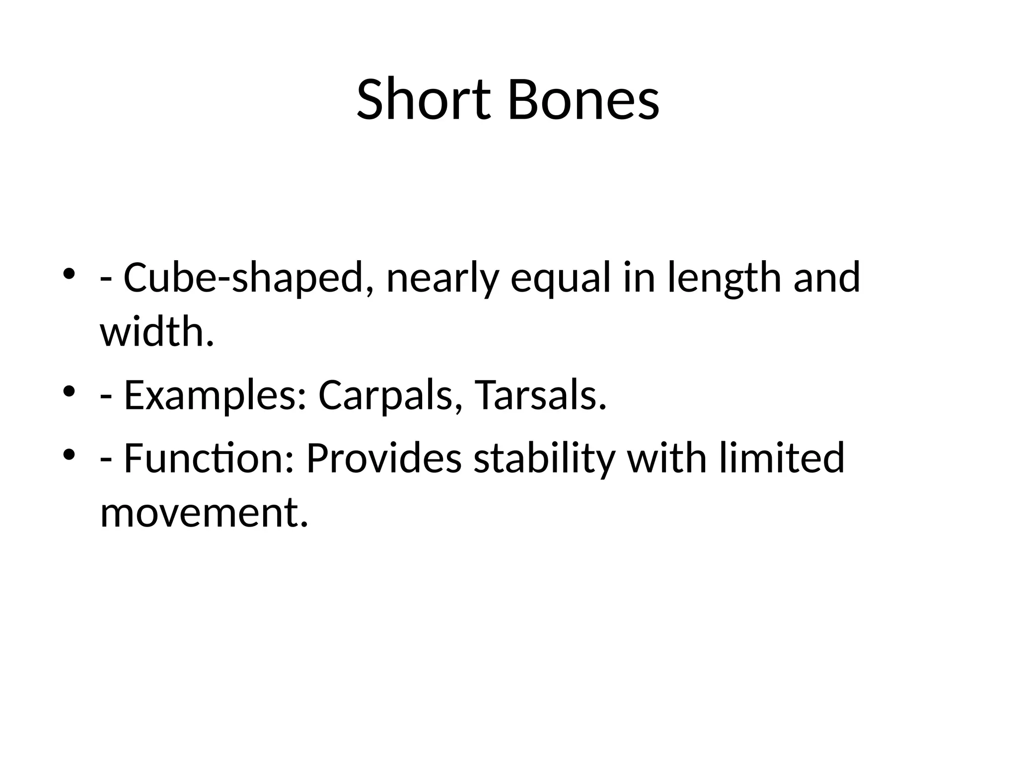Classification_of_Bones presentation | PPTX