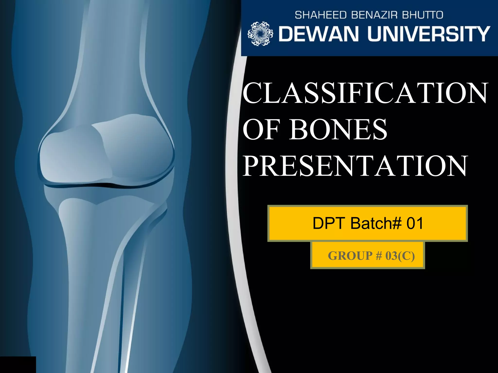 Classification of bones (anatomy) | PPT