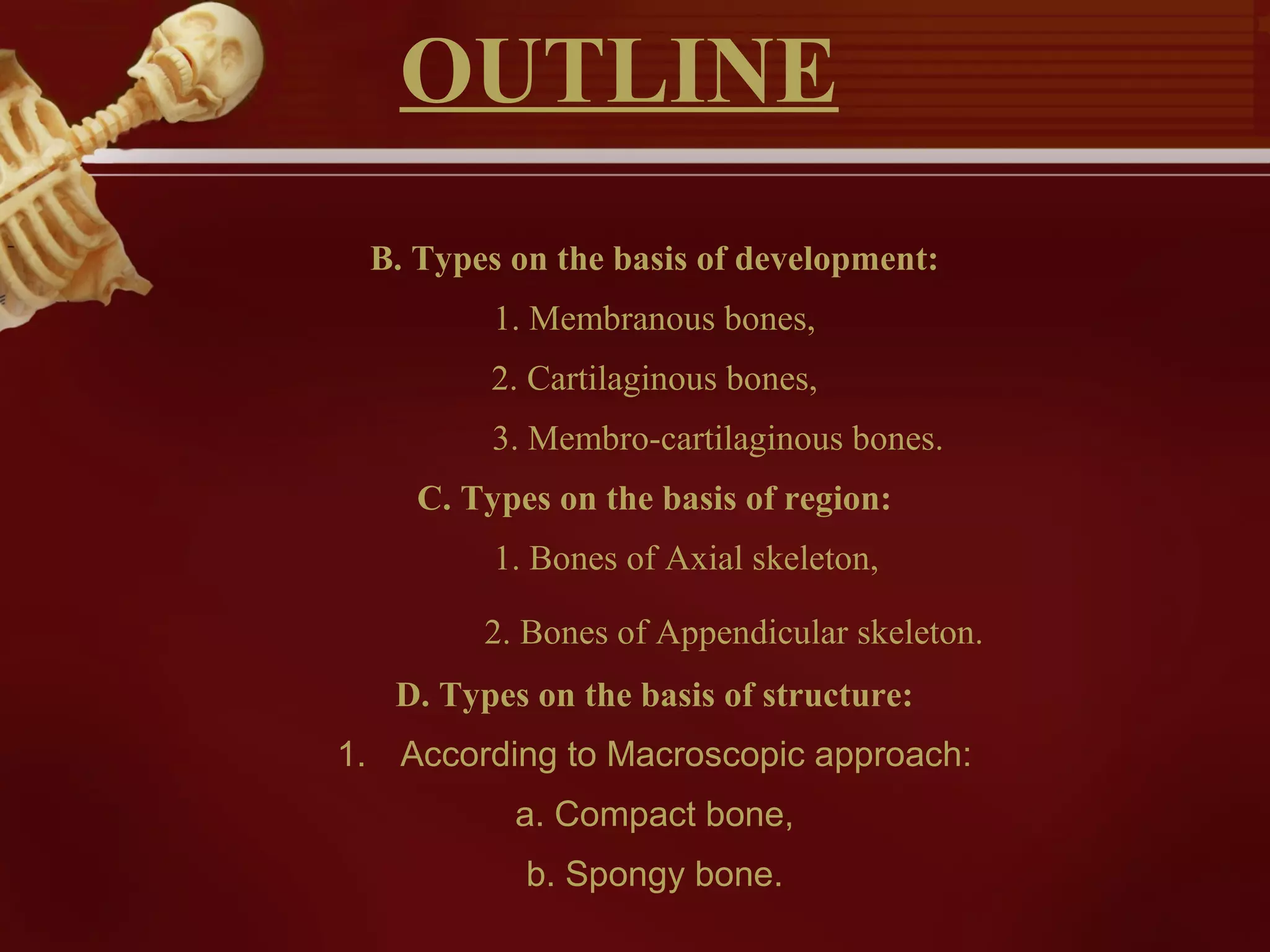 Classification of bones (anatomy) | PPT