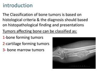 Classification of bone tumors.pptxpbl | PPTX