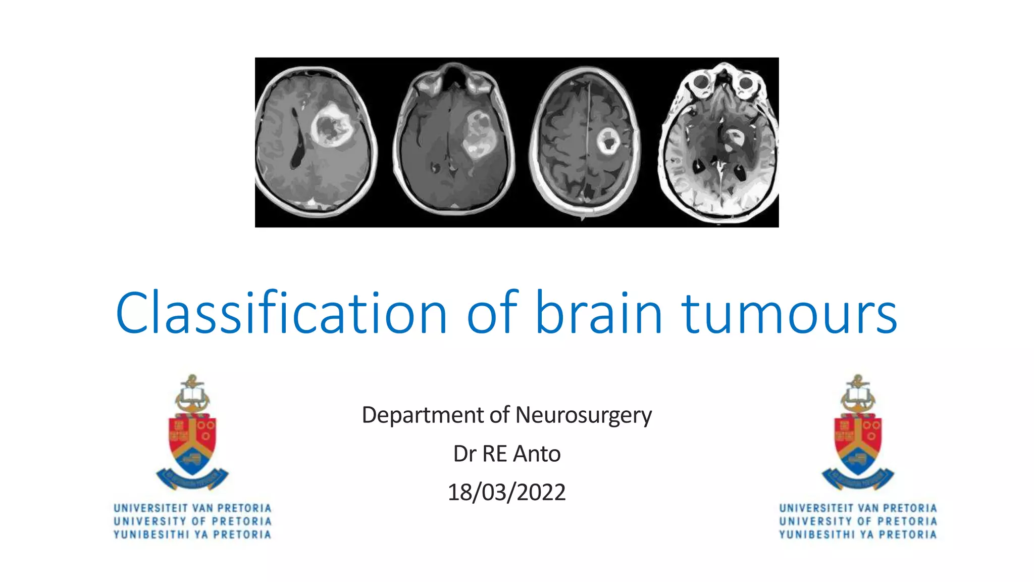2021 WHO Classification of brain tumours.pptx