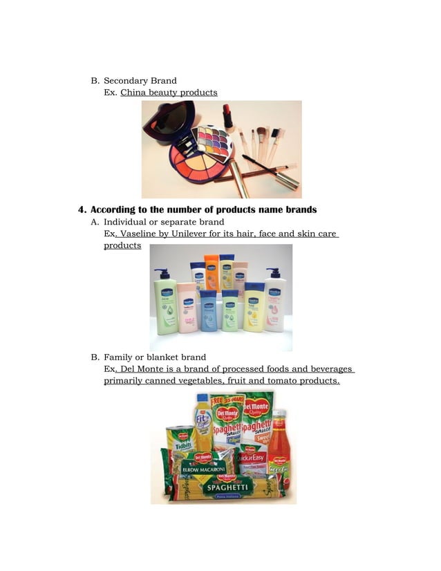 Classification of brand | DOC