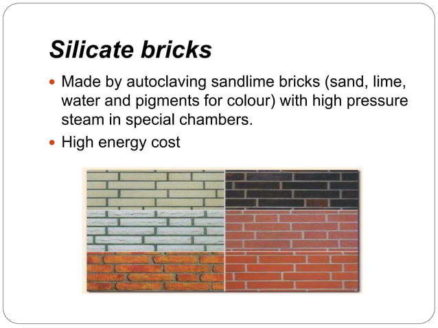Classification and testing of bricks | PPTX
