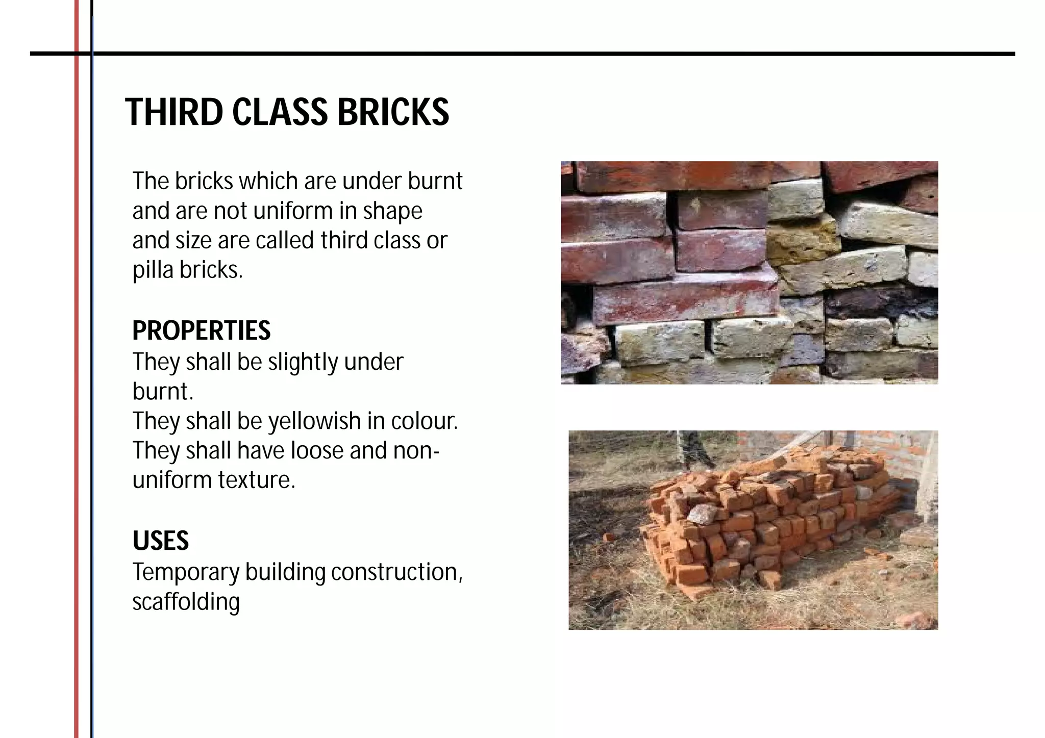 Classification of bricks as per conventional standard | PDF