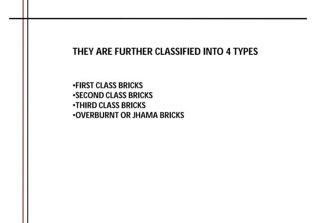 Classification of bricks as per conventional standard | PDF