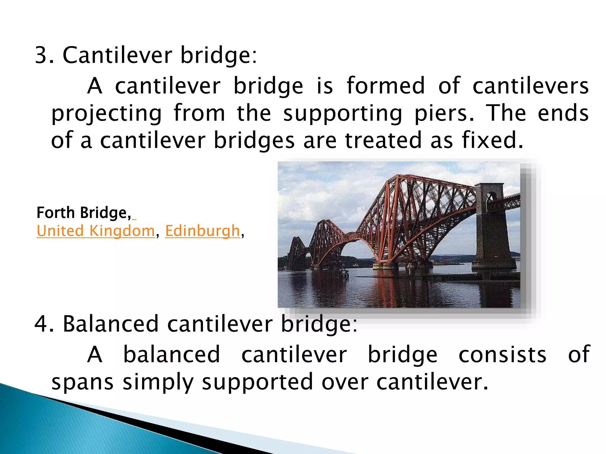 Classification of bridges | PPTX