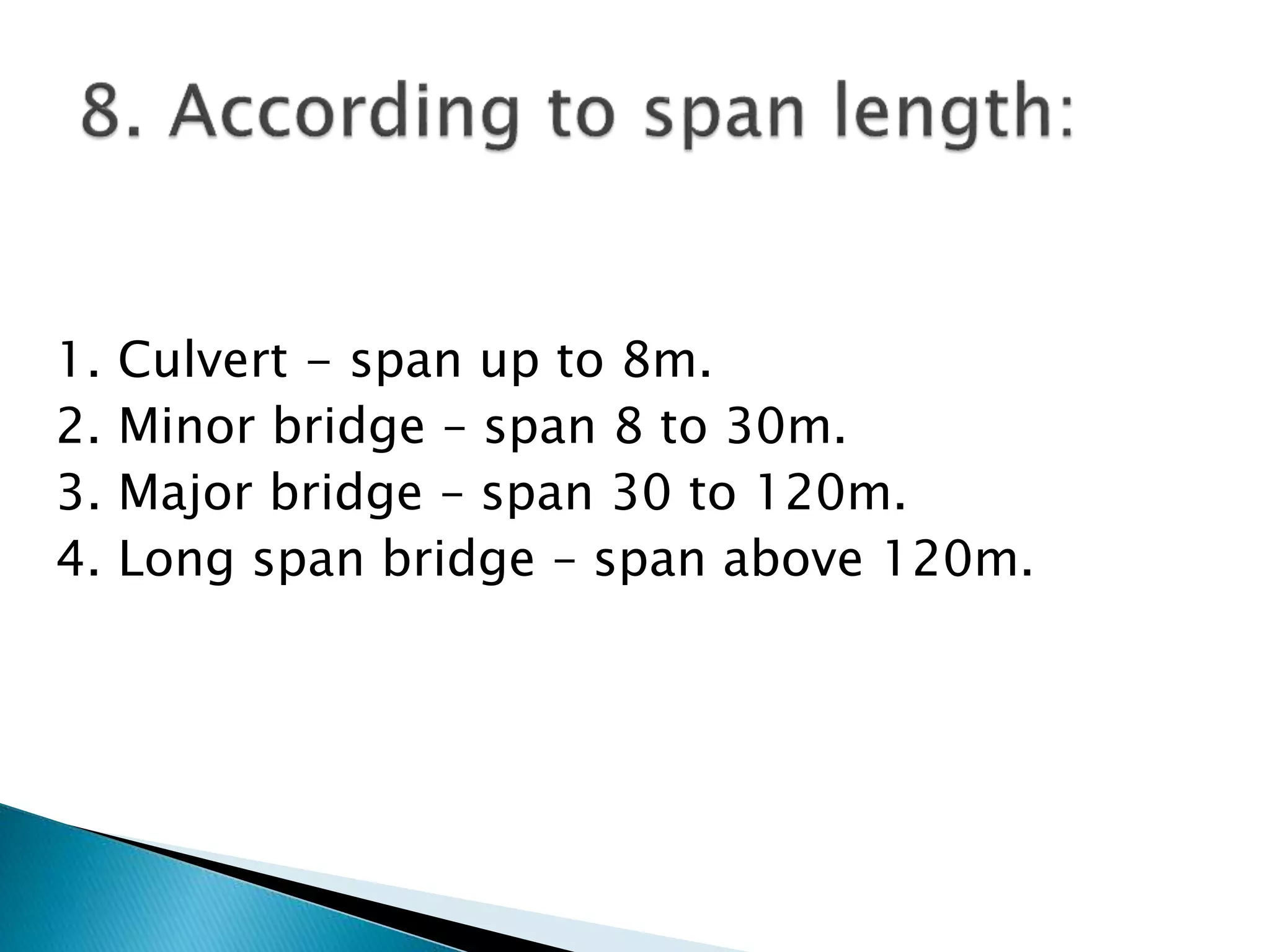 Classification of bridges | PPTX