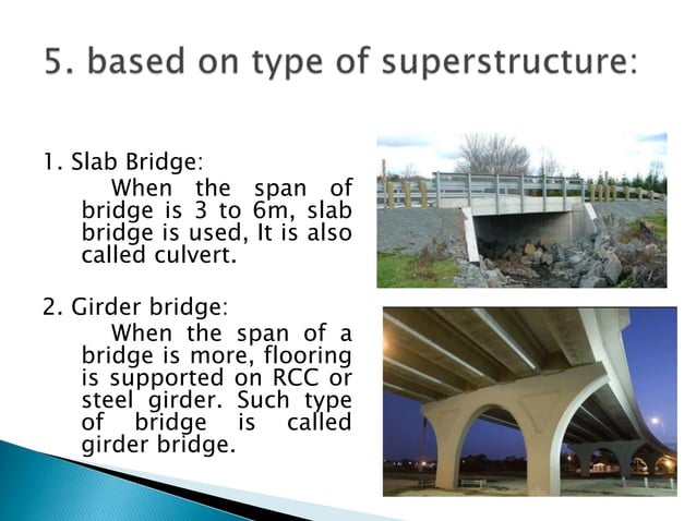 Classification of bridges | PPTX