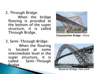 Classification of bridges | PPTX