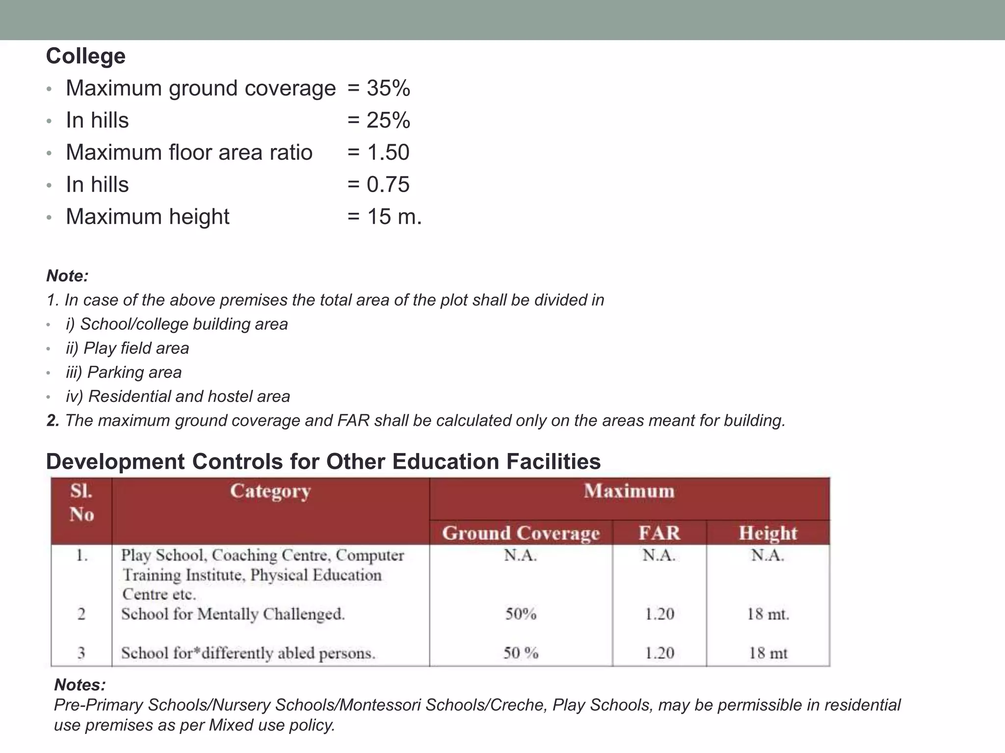 Classification of building based on occupancy and type of construction ...
