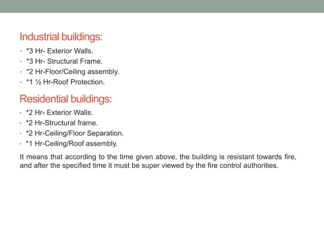 Classification of building based on occupancy and type of construction ...