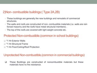 Classification of building based on occupancy and type of construction ...