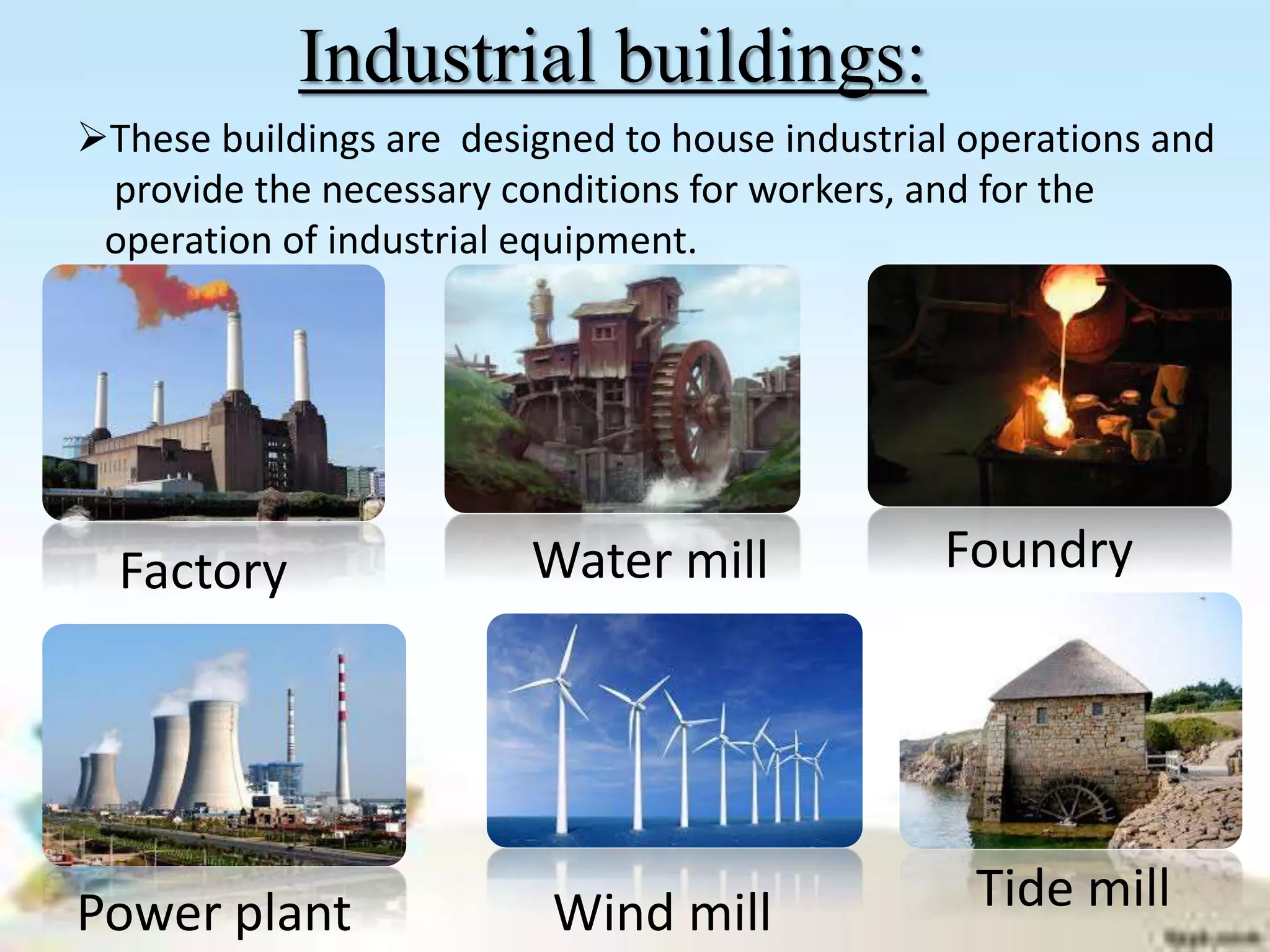 Classification of buildings | PPTX