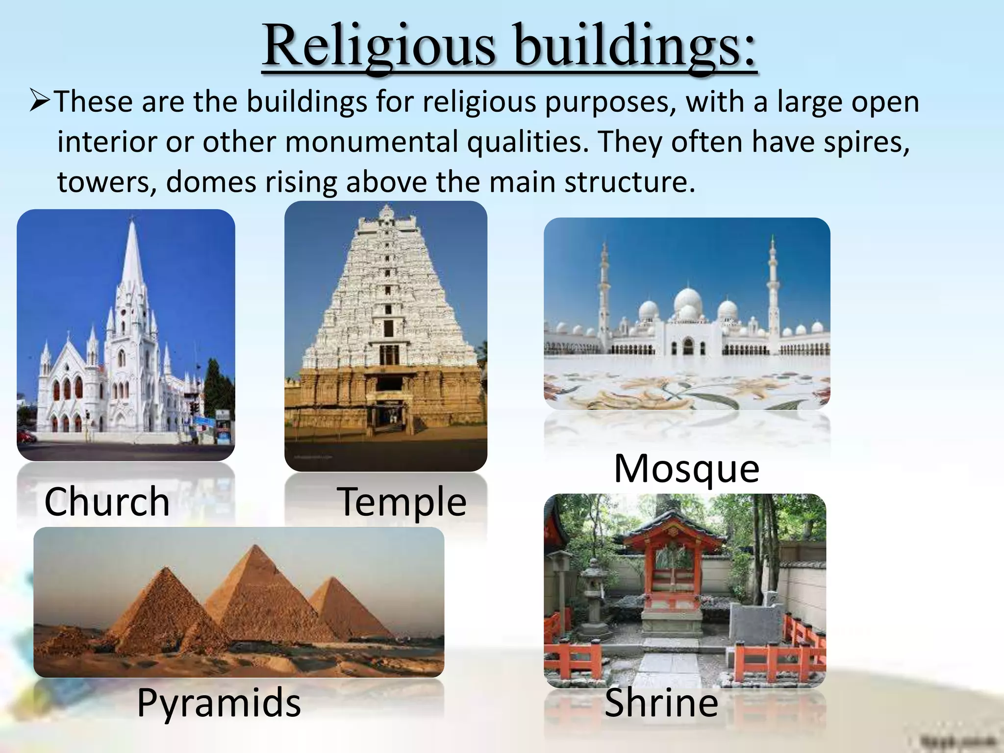 Classification of buildings | PPTX