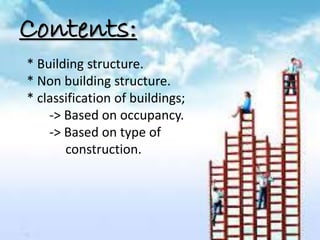 Classification of buildings | PPTX