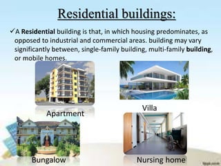 Classification of buildings | PPTX