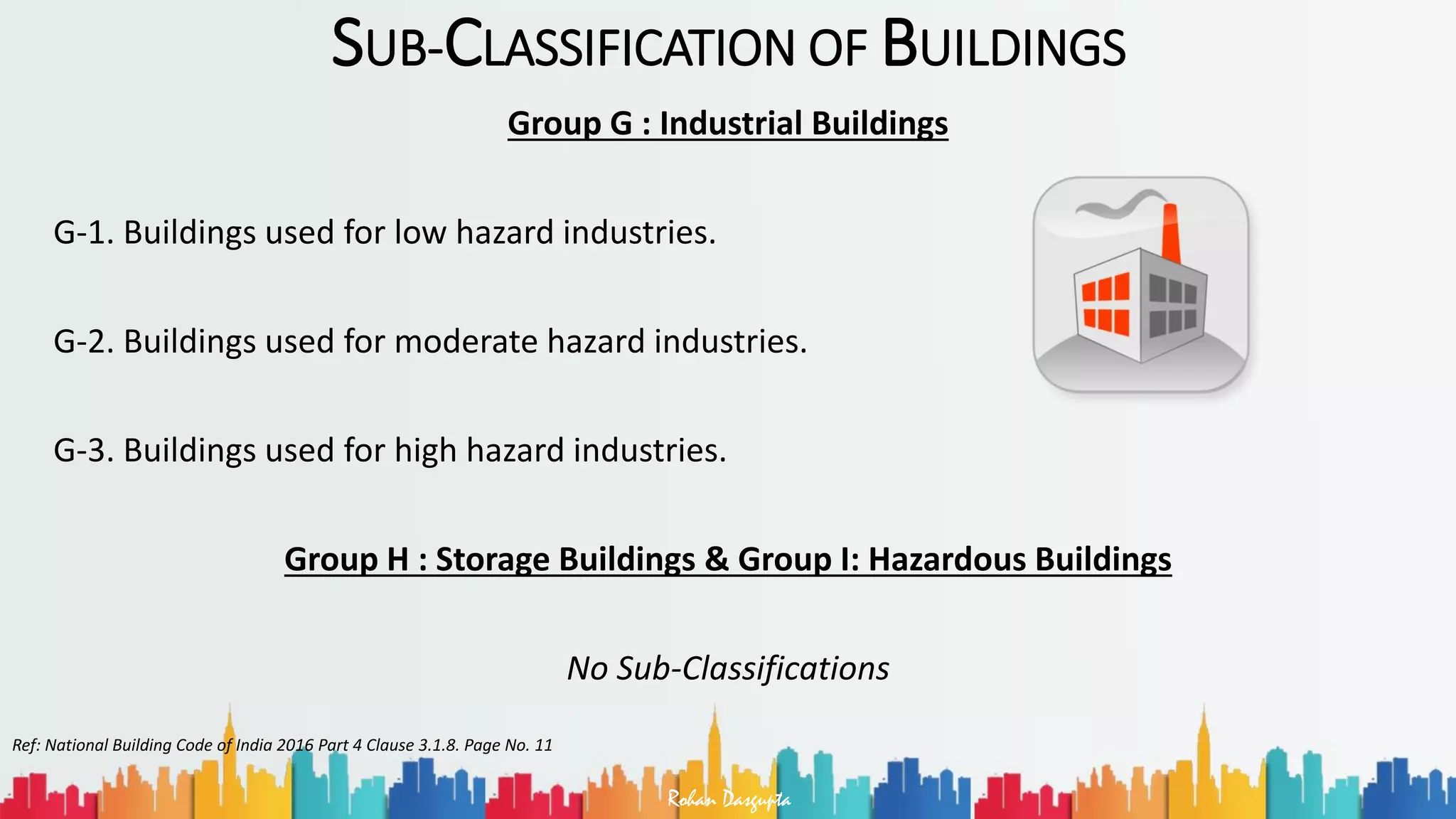 Classification of Buildings as per National Building Code of India (NBC ...