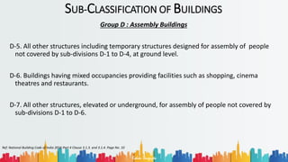 Classification of Buildings as per National Building Code of India (NBC ...
