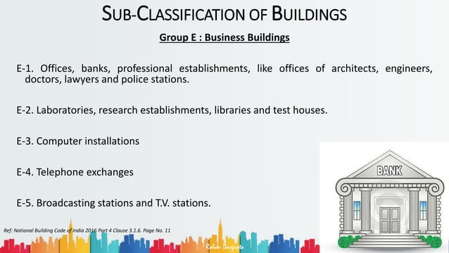 Classification of Buildings as per National Building Code of India (NBC ...
