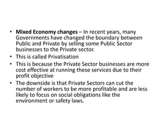 Classification of business activity | PPTX