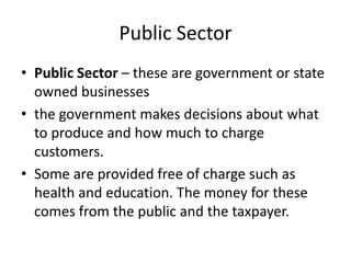 Classification of business activity | PPTX