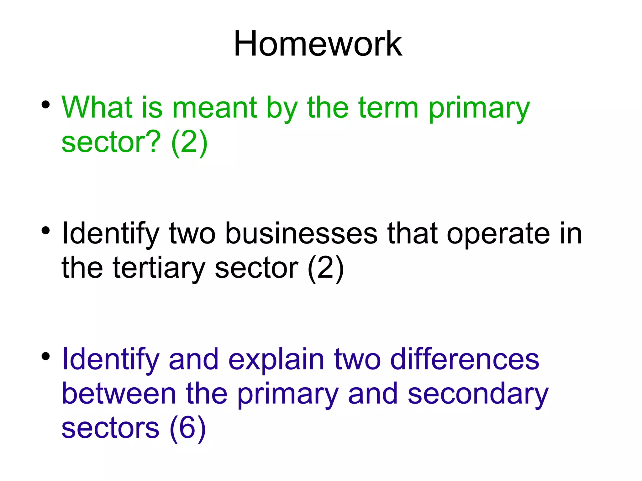Classification of businesses | PPT