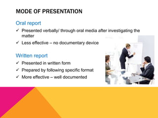 Classification of Business Reports | PPTX