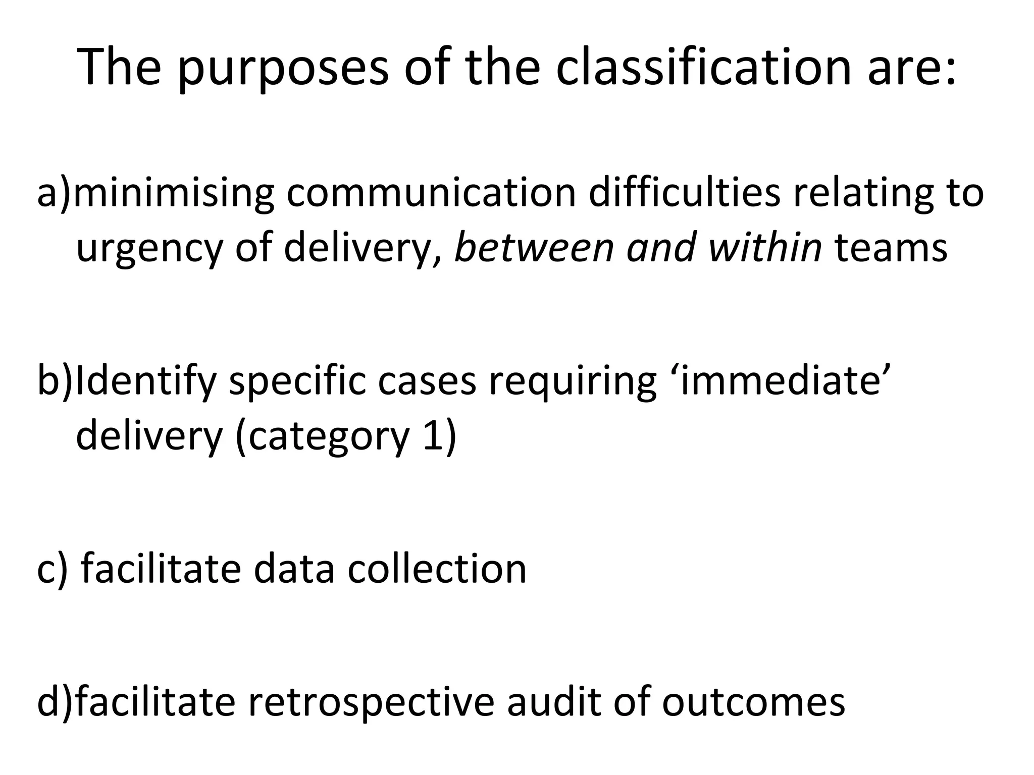 Classification of caesarean section | PPT